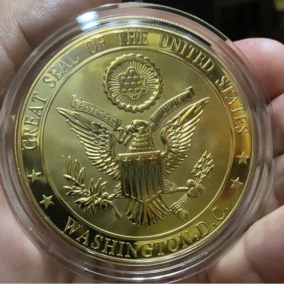 No Brand | Accents | Washington Dc Challenge Coin The Great Seal Of The ...
